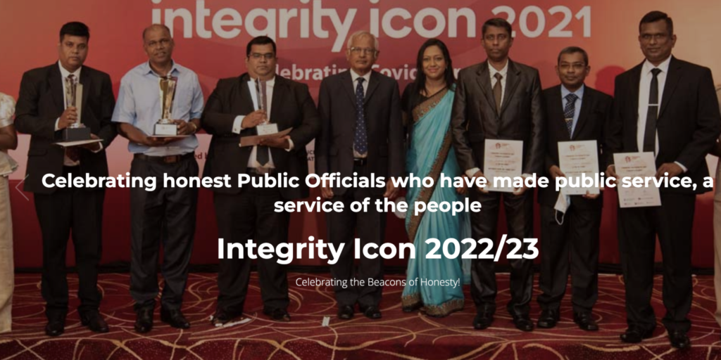 TISL Launches “Integrity Icon Sri Lanka 2022/23” to name and fame ...